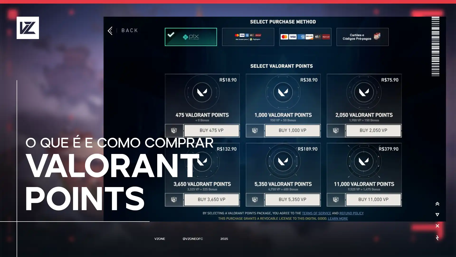 O que é e como comprar VALORANT Points